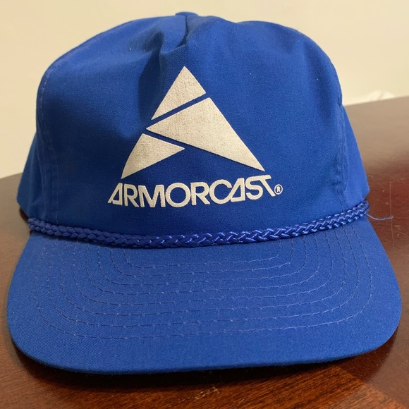 nissin | Accessories | Vintage Armorcast Spellout Logo High Profile Hat ...